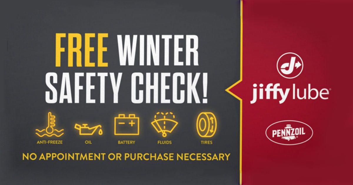 Free Winter Safety Check in 5 Easy Steps! | Jiffy Lube of Indiana